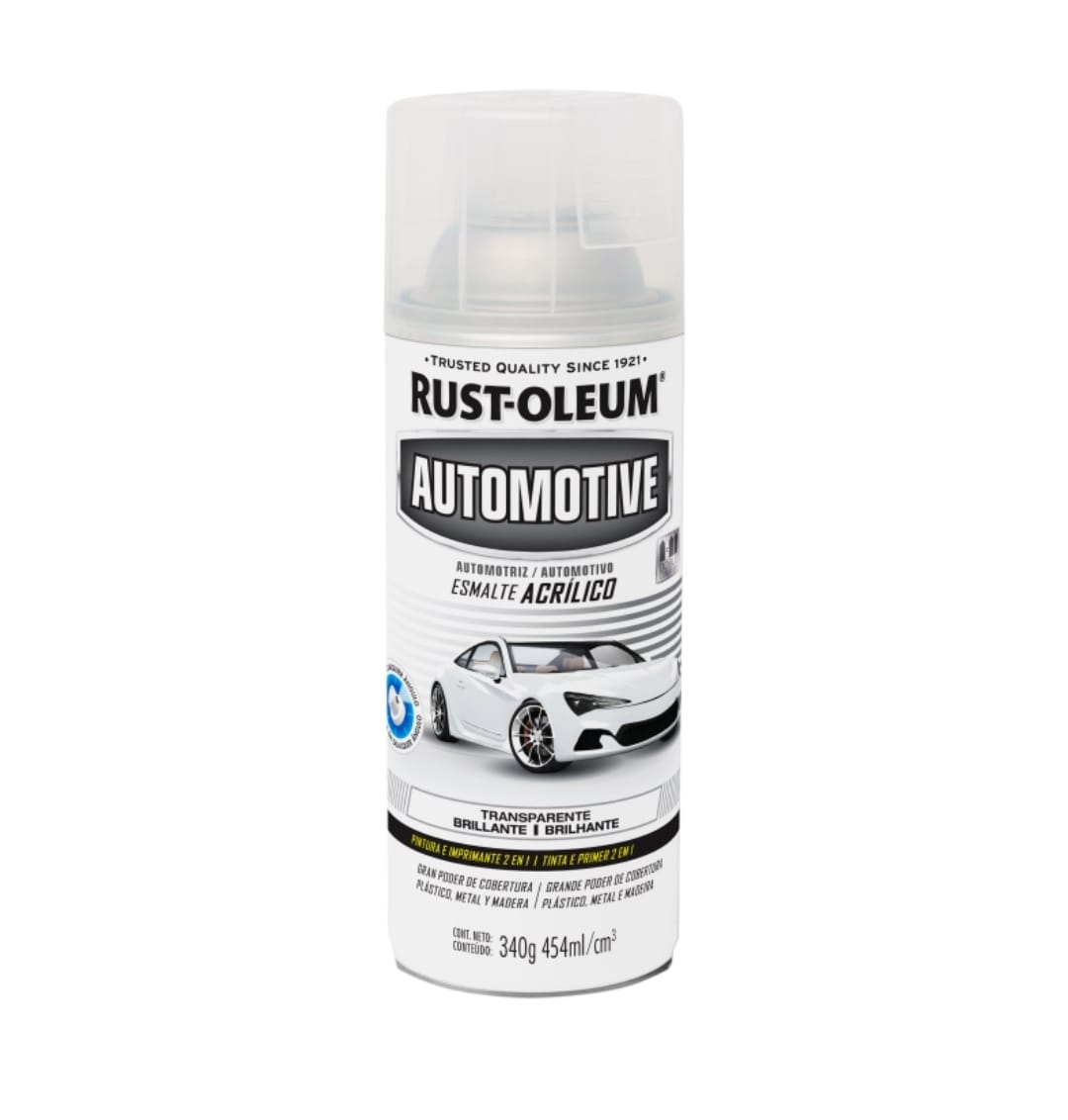 Rust-Oleum Automotive Esmalte Acrílico- Transparente – Mundoclio