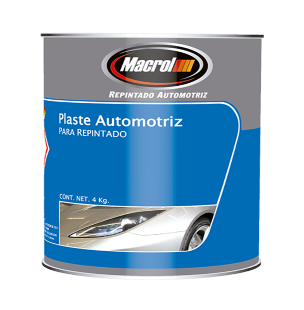 Plaste Automotriz Para Repintado Gris Claro - Mundoclio