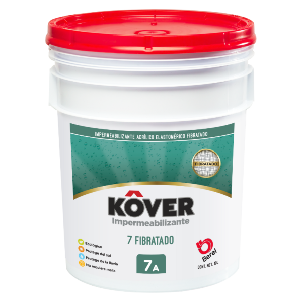 Kover Pro Fibratado, 7 Años y color Terracota y 19L. - Mundoclio